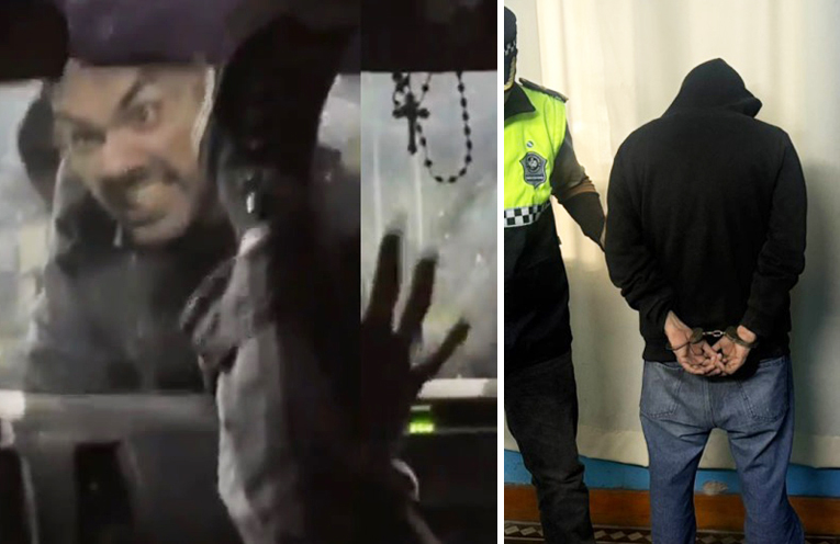 Tras el brutal video, detuvieron a Luciano Nieva, el acosador de ...